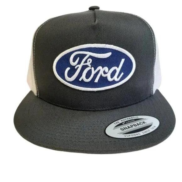 Accessories | Retro Vintage Style Ford Embroidered Patch Cap Flat Bill ...